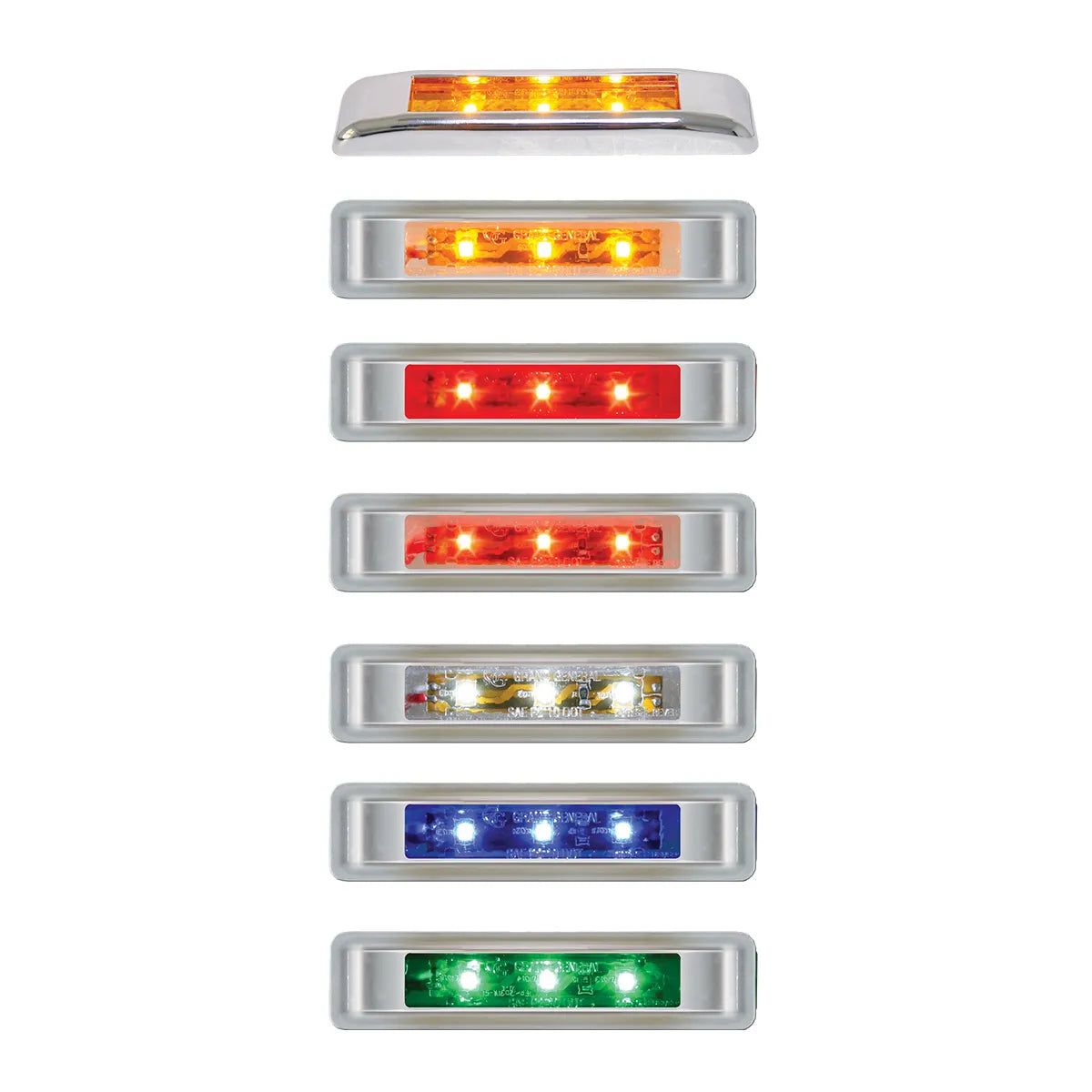 3.5" Ultra Thin LED Marker Light — White Line Distributors Inc