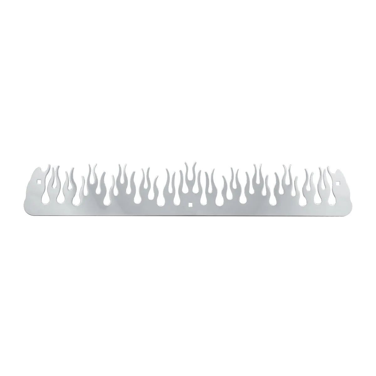 Bottom Mud Flap Plates Flames — White Line Distributors Inc