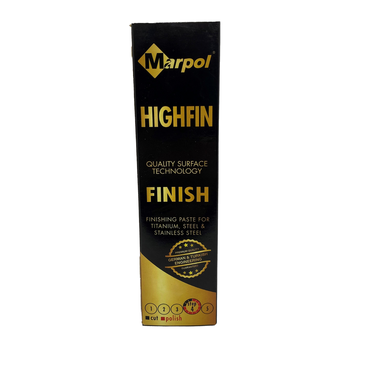 Marpol Highfin White Finishing Bar — White Line Distributors Inc